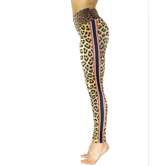 Venor | Pants & Jumpsuits | Venor Honey Leapord Leggings Size 2 | Poshmark